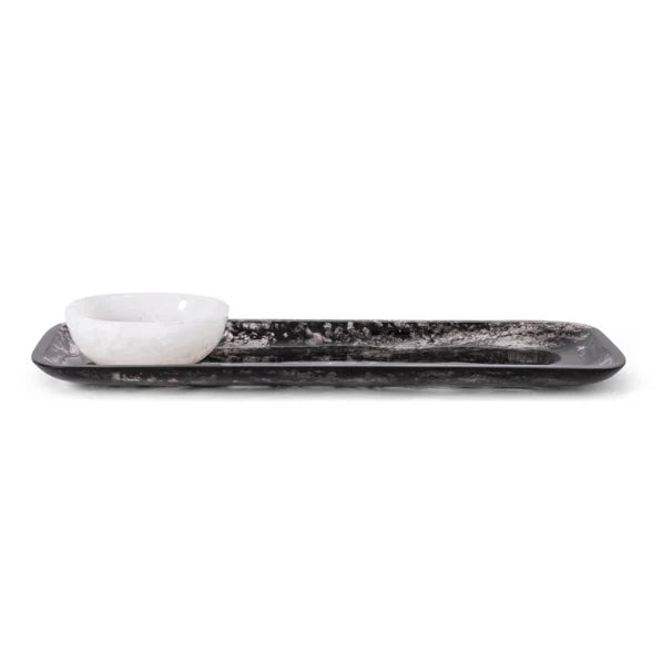 Lily Juliet CEBU Oval Tray – Black Tie Beach